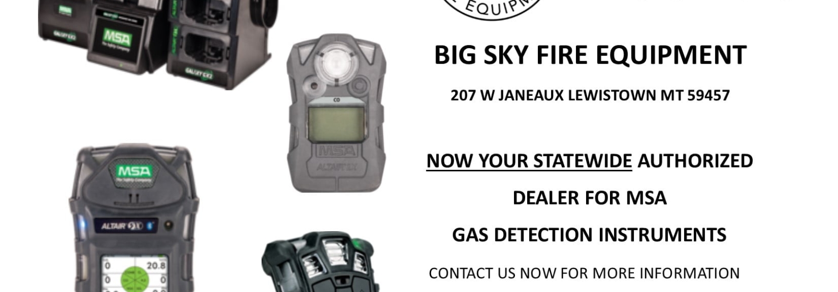 Now Your Statewide Dealer for MSA Gas Detection Equipment | Montana ...